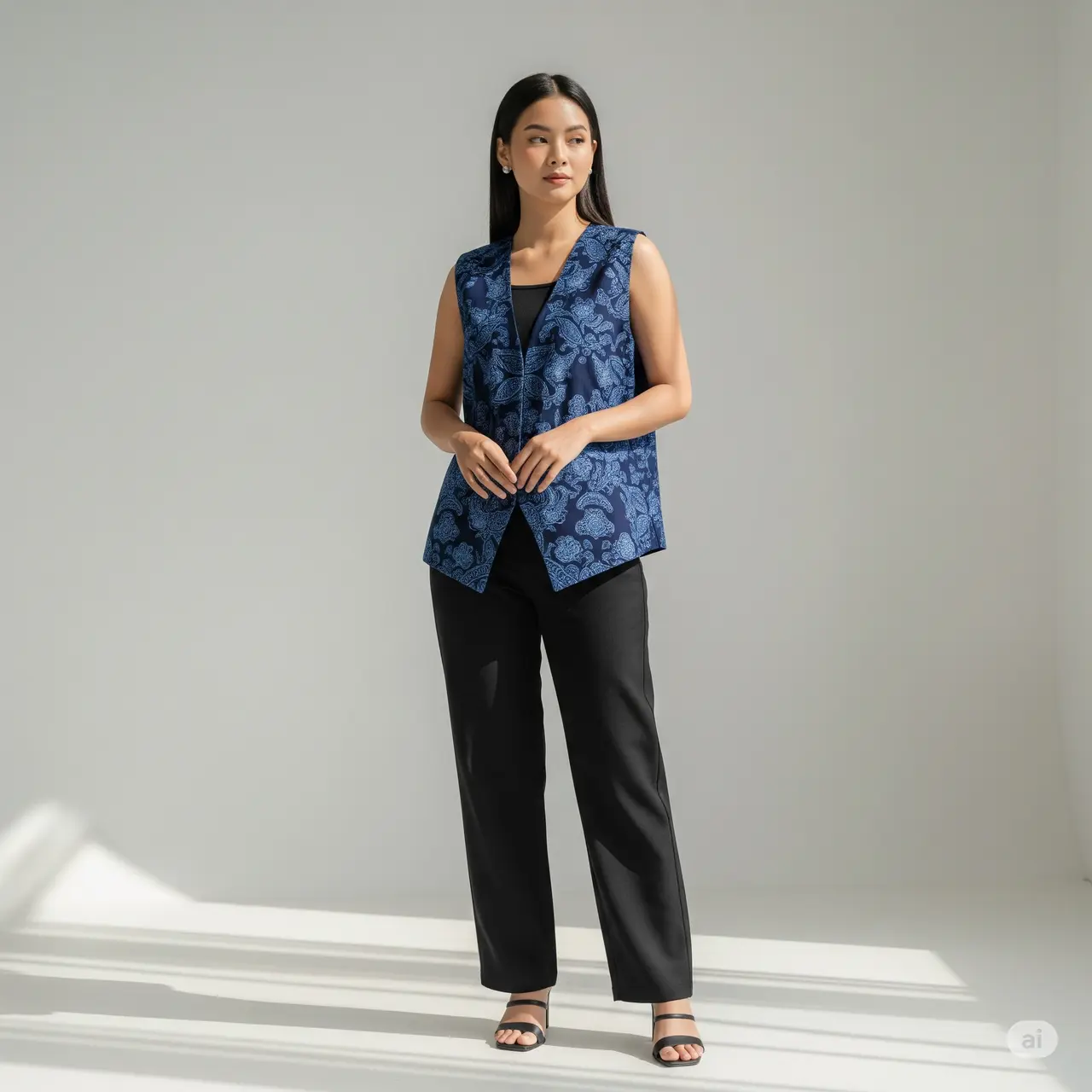 6 Model Vest Batik Wanita Modern Terbaru yang Wajib Anda Miliki - Hot ...