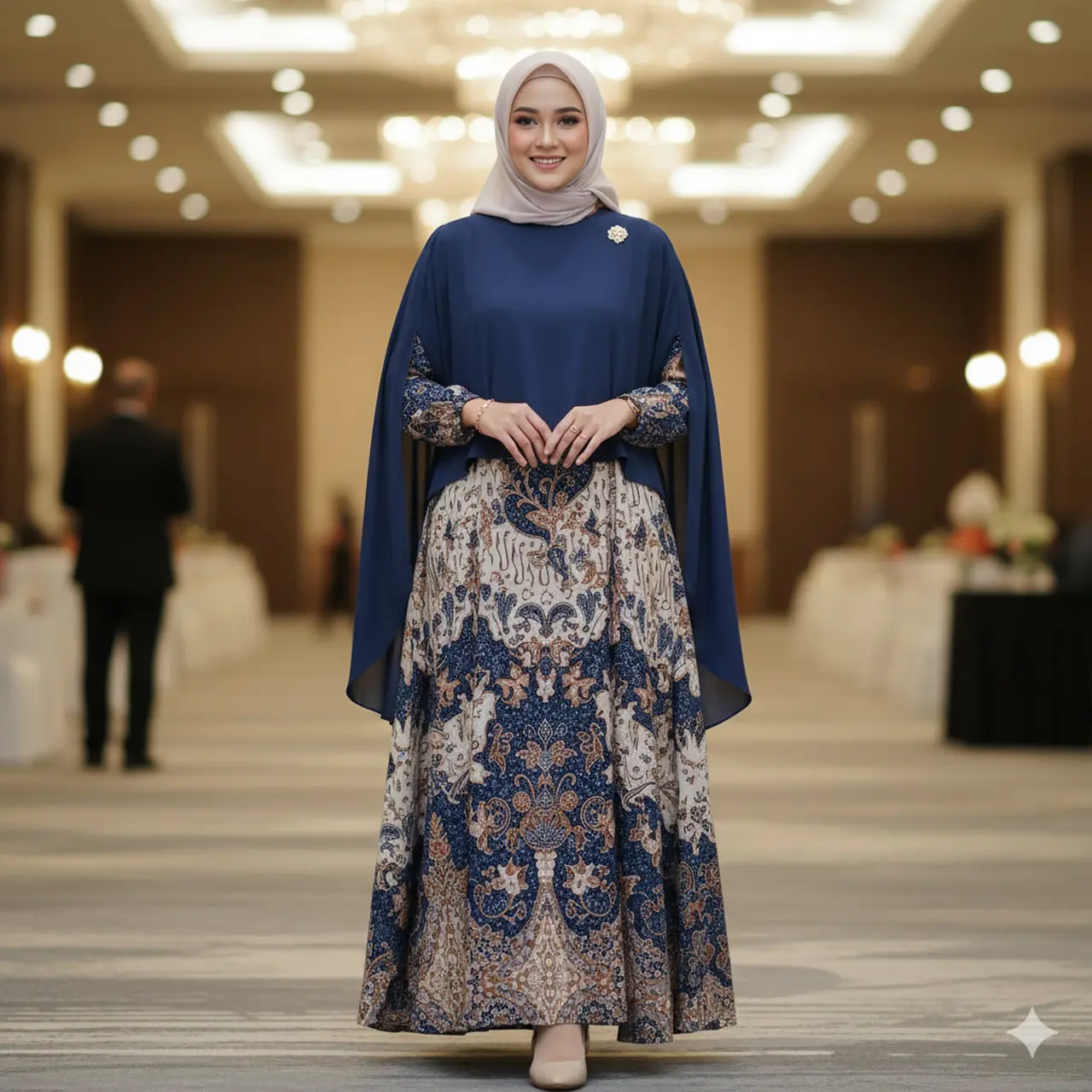 7 Model Gamis Batik Kombinasi Modern Terbaru 2025 yang Lagi Ngehits ...