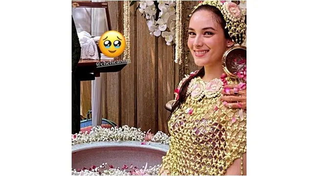 6 Momen Siraman Chelsea Islan Jelang Pernikahan, Penuh Haru Bahagia - Hot Liputan6.com