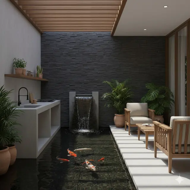10 Model Teras Rumah Minimalis Menyatu dengan Dapur Outdoor Gaya ...