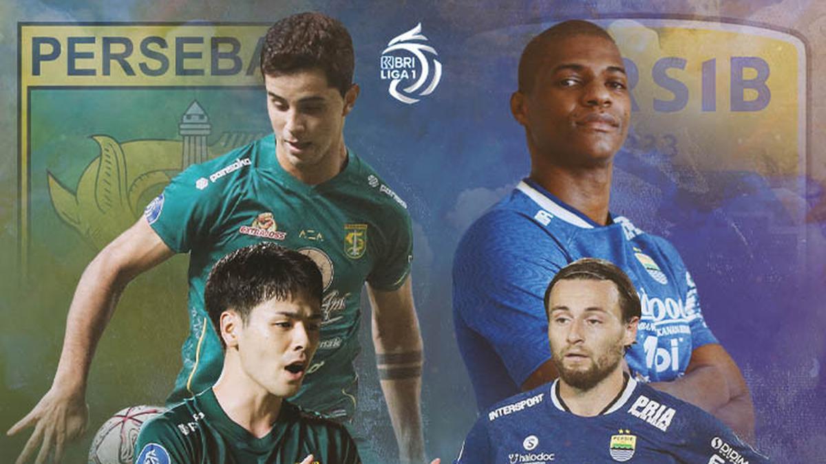 Head to Head Persib vs Persebaya: Pangeran Biru Asah Strategi, Bajul ...