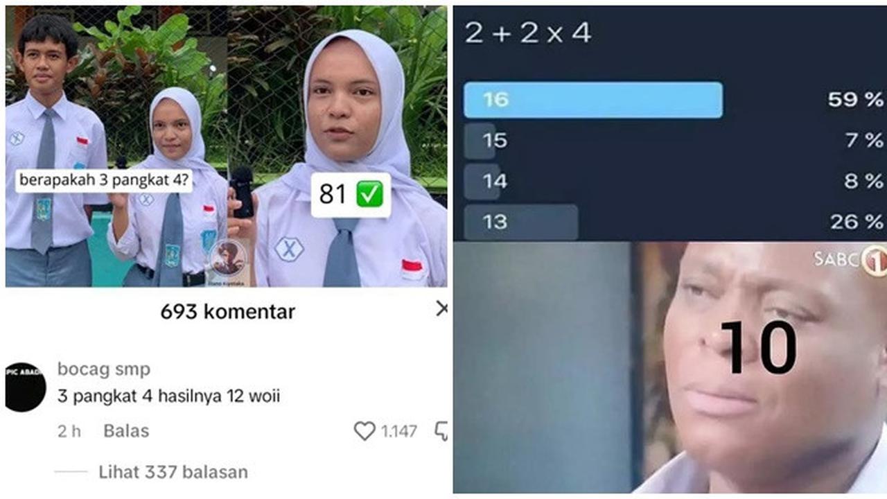 6 Meme Pertanyaan Berhitung Ini Bikin Bingung, Seketika Jadi Ikut ...