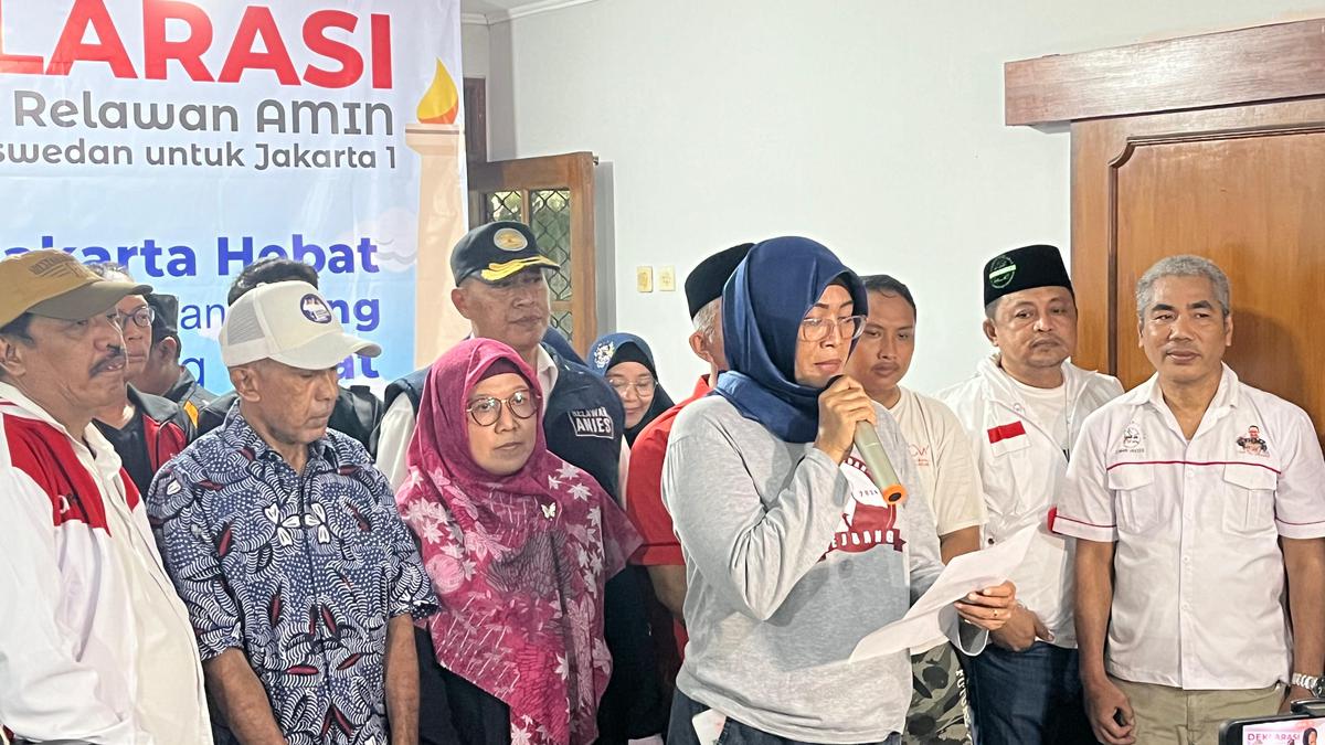 Relawan Deklarasi Dukungan, Minta Anies Baswedan Maju Pilgub Jakarta 2024 - Pemilu Liputan6.com