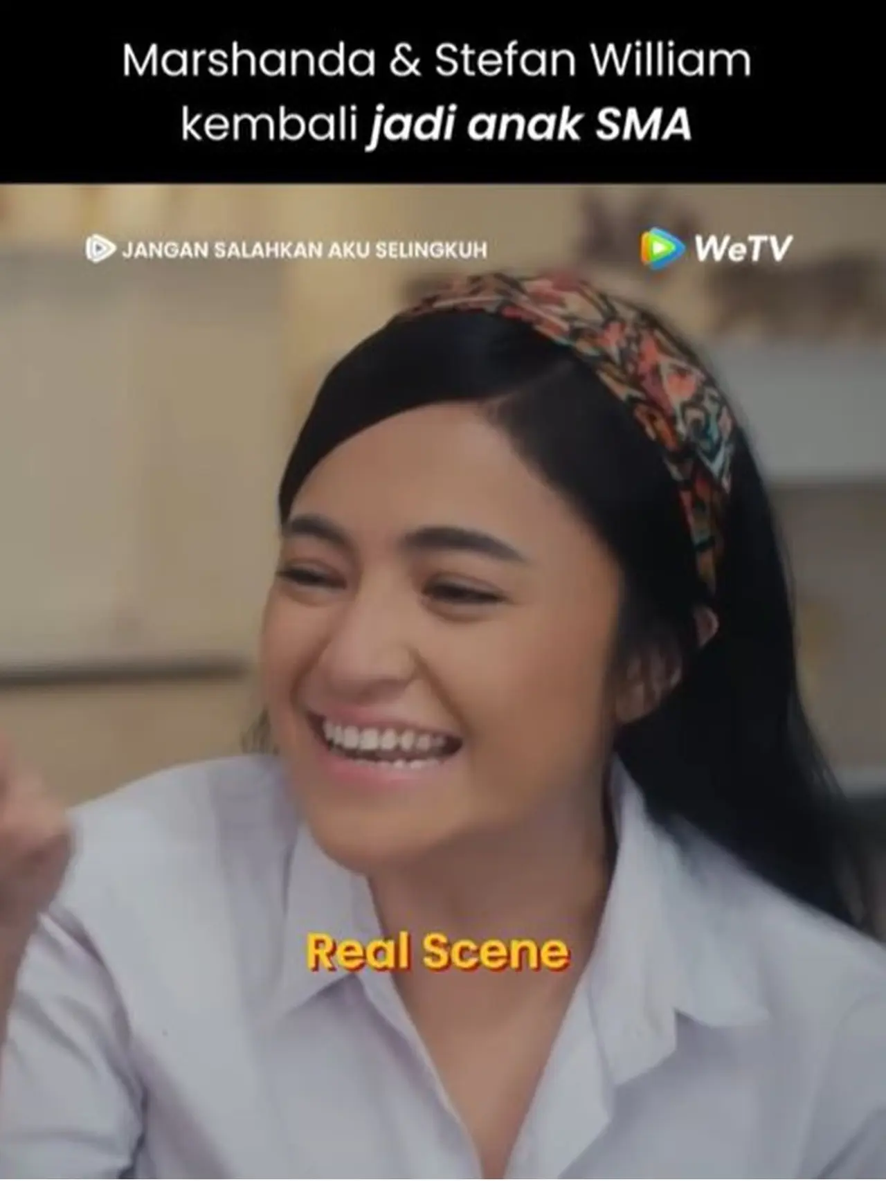 6 Potret Marshanda dan Stefan William Pakai Seragam SMA di Series Baru ...