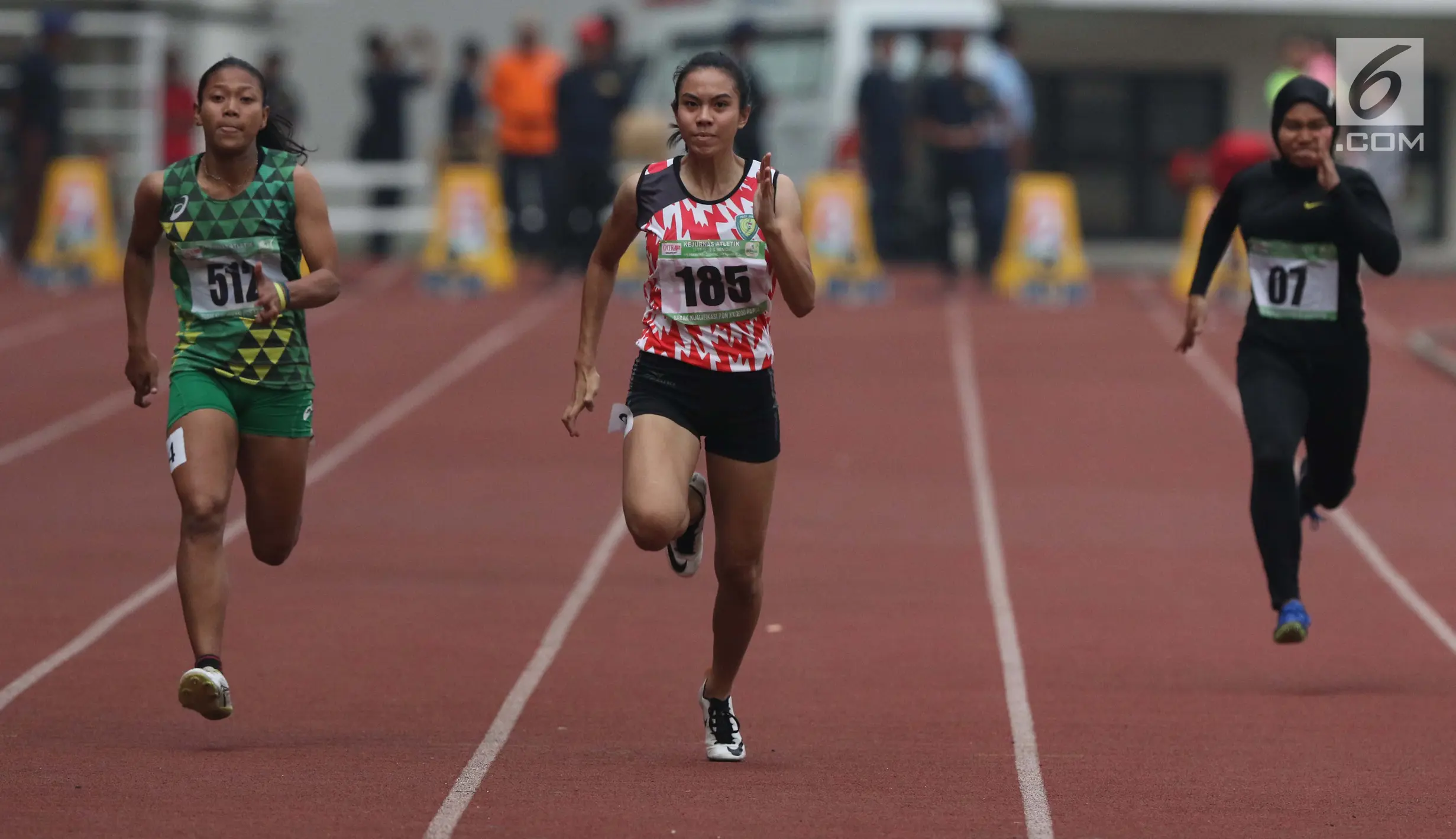 FOTO: Pelari DKI Jakarta Jeany Nurainy Raih Emas 100 Meter Putri U-20 ...