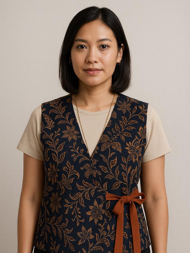 7 Model Rompi Batik Tali Samping yang Bikin Kamu Pengen OOTD Setiap Hari