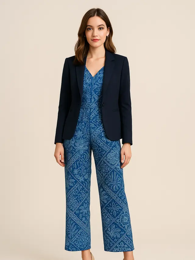 8 Inspirasi Batik Warna Biru Wanita Kekinian, Tampil Modis dan Tetap ...