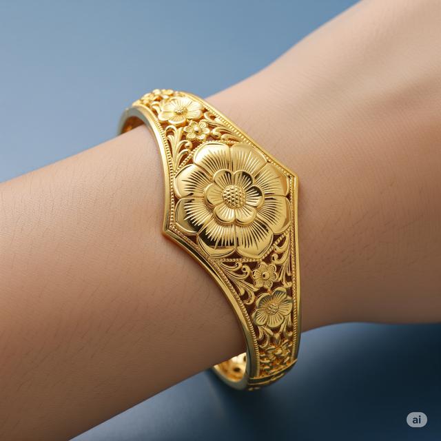 7 Model Gelang Suasa 5 Motif Bunga Terkini, Tampil Anggun Setiap Hari