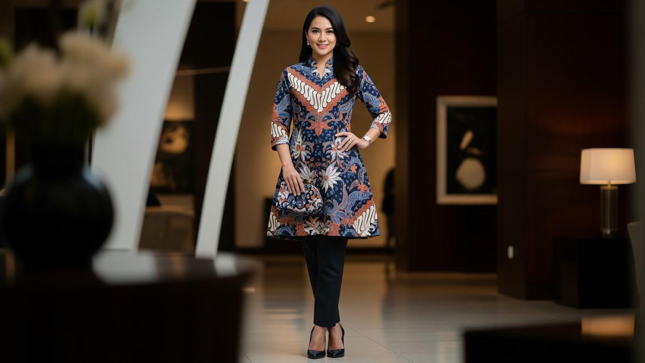 7 Model Atasan Batik Wanita Elegan Tunik, Cocok untuk Segala Acara di 2025