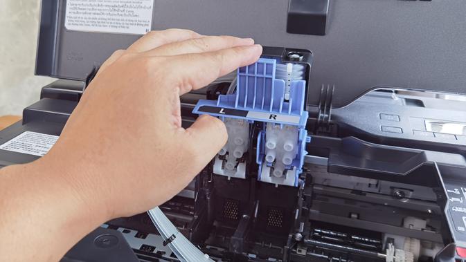 Mencetak Foto dari Ponsel Pakai Printer Canon PIXMA Ink Efficient G570 ...