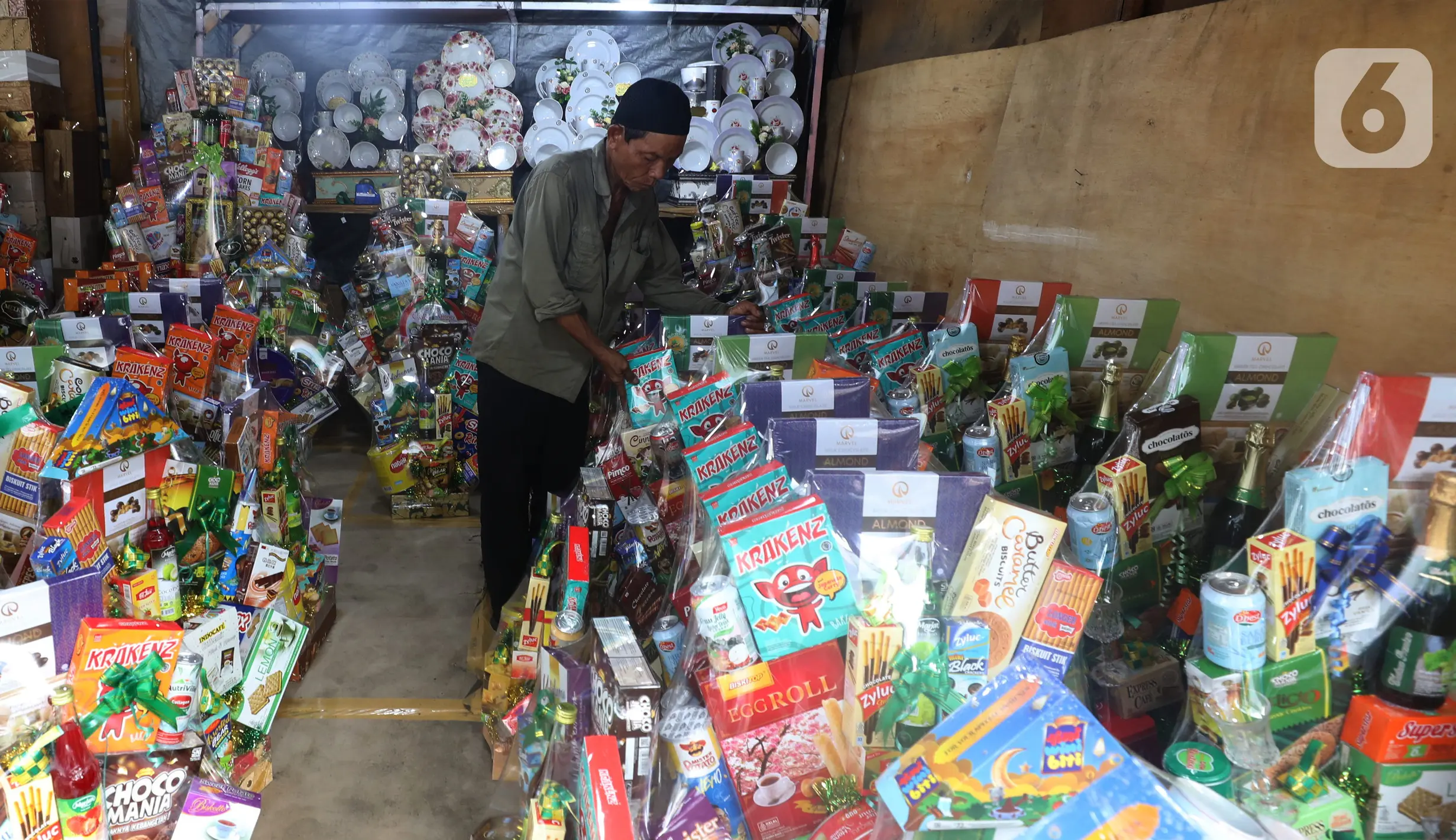 Jelang Lebaran, Permintaan Parsel Meningkat 100 Persen - Foto Liputan6.com