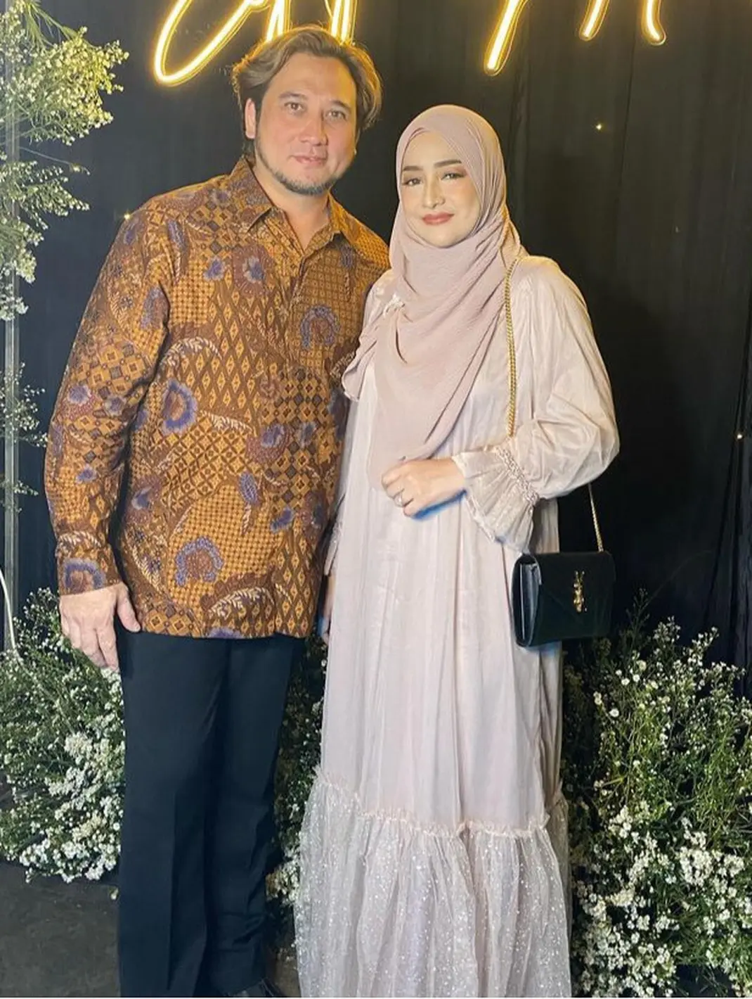 10 Gaya Couple Pasangan Artis dan Pemain Bola Timnas hadir di Pernikahan Adiba Khanza dan Egy ...