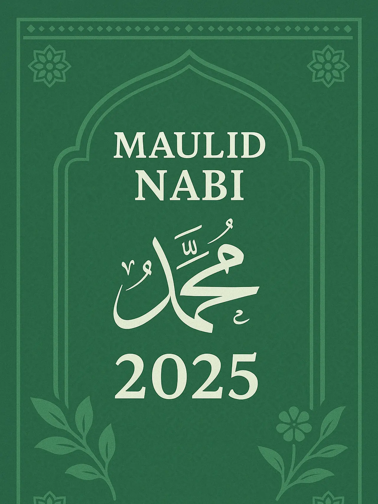 10 Poster Maulid Nabi Muhammad 2025 yang Bisa Langsung Digunakan ...