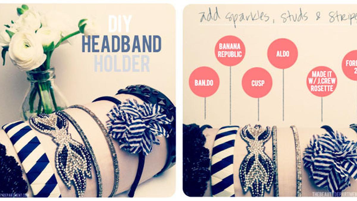 DIY: Cara Membuat Tempat Bando Praktis dan Mudah - Beauty Fimela.com