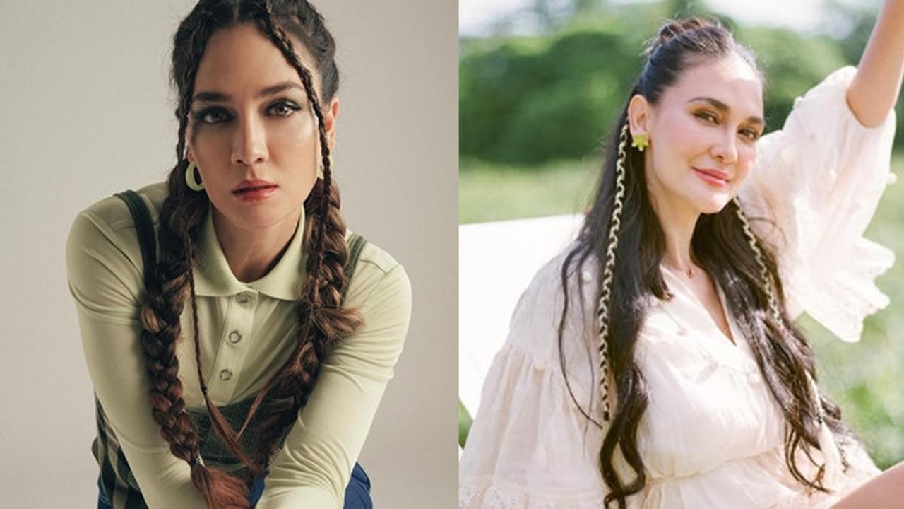 7 Model Rambut Kepang ala Luna Maya, Penampilannya Bikin Kelihatan 10 ...