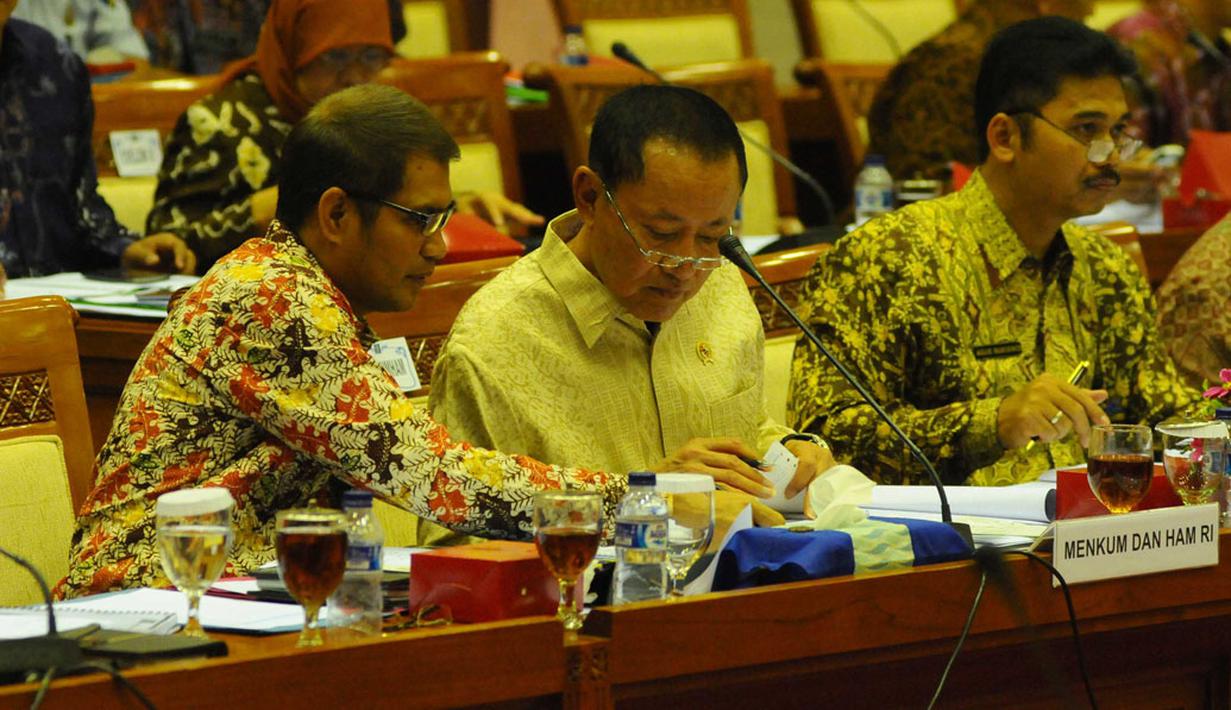 DPR Pertanyakan Menkumham Soal Pemilihan Pimpinan KPK - Foto Liputan6.com