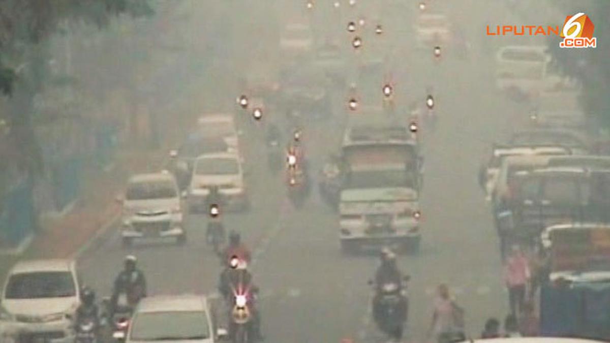 [VIDEO] Kabut Asap Kembali Kepung Pekanbaru - News Liputan6.com