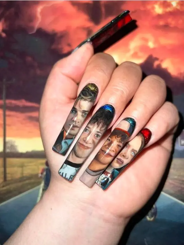 7 Potret Nail Art dengan Gambar Artis dan Tokoh Terkenal Ini Detailnya ...