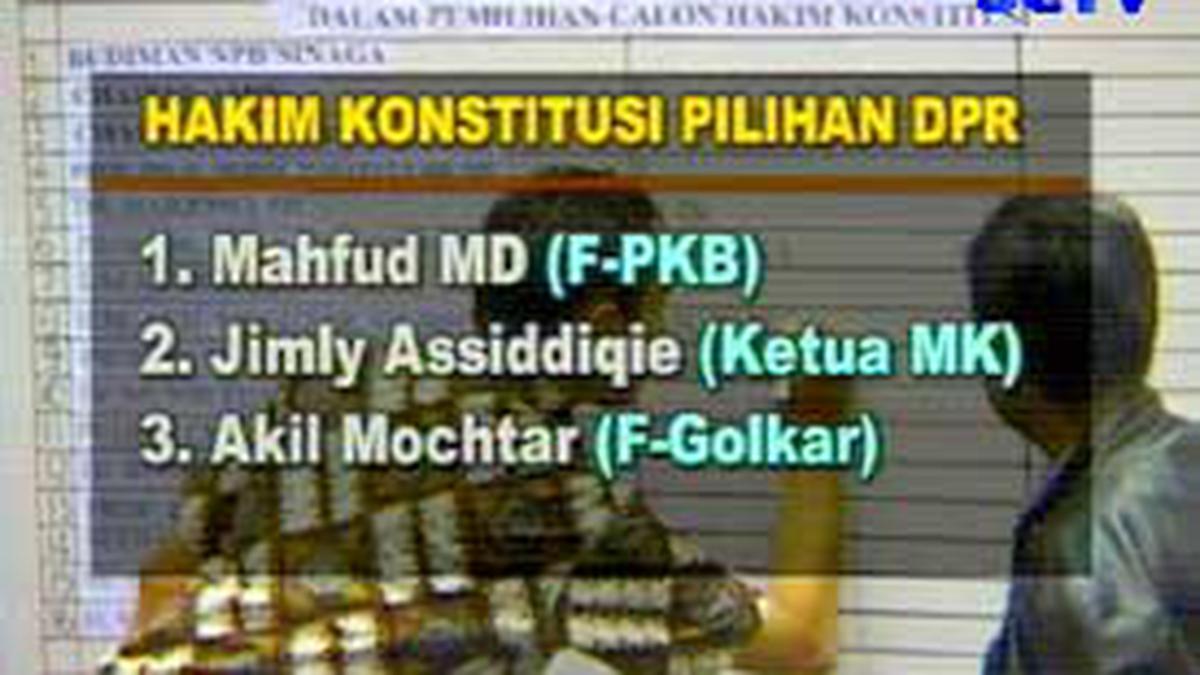 Tiga Hakim Konstitusi Dipilih DPR - News Liputan6.com