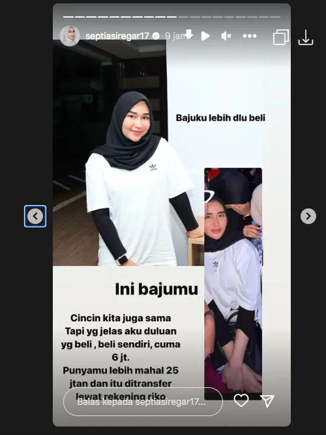 Septia Yetri Opani Sebut Sosok Wanita yang Diduga Selingkuhan Putra Siregar Terobsesi kepadanya ...