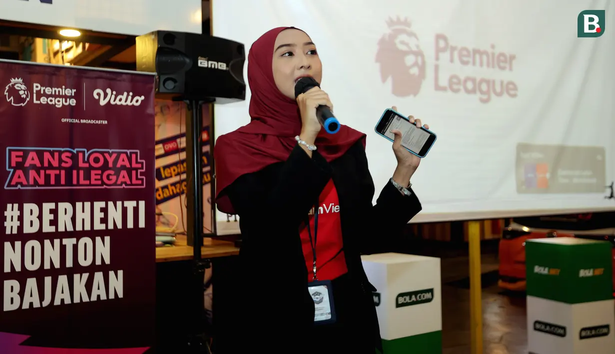 Foto: Gembira bersama IndoManUtd di Roaring Night Premier League West ...