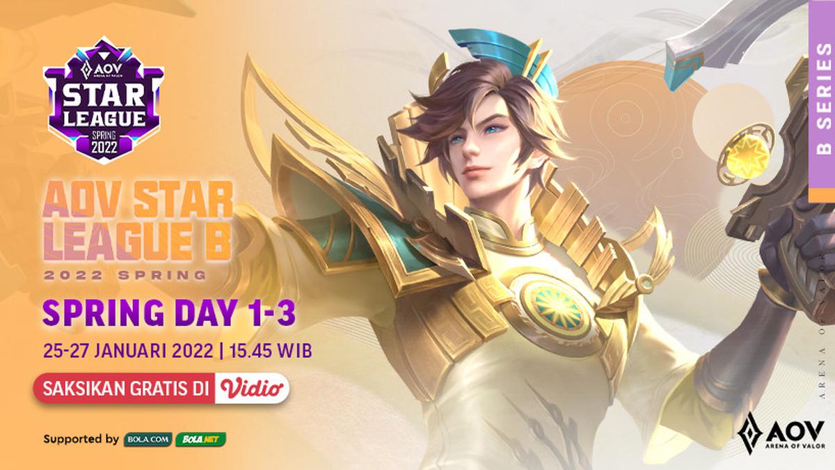Link Live Streaming AOV Star League Series 2022 di Vidio Pekan Ini - E-sports Bola.com