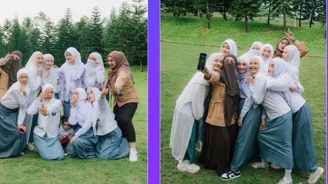 6 Potret Ultah Henny Rahman Istri Alvin Faiz Bertema Anak SMA, Dinda ...