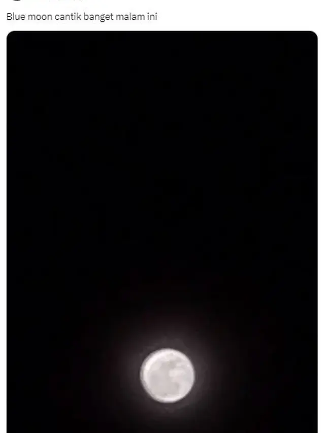 7 Potret Cantiknya Fenomena Blue Moon Bidikan Warganet - Citizen6 ...