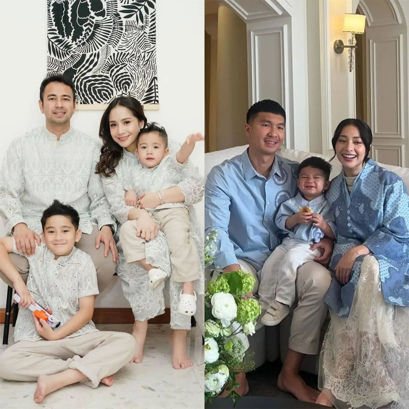 Pesona Dua Keluarga Sultan Raffi Ahmad-Nagita Slavina dan Nikita Willy ...