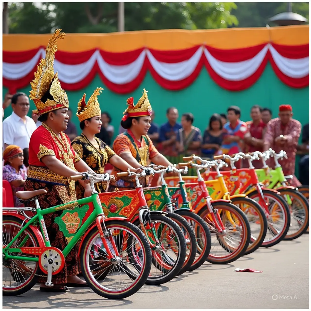 Sepeda Biasa Jadi Meriah, Begini Trik Hias Sepeda untuk Meriahkan 17 ...