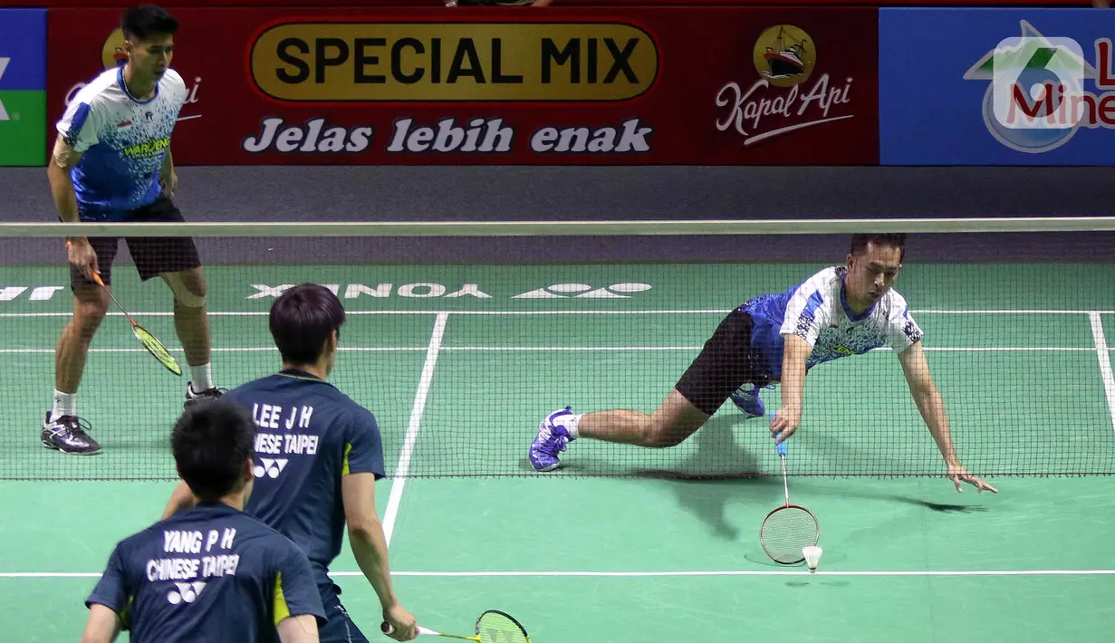 Tampil Maksimal, Sabar/Reza Melaju ke Semifinal Indonesia Open 2024 - Foto Liputan6.com
