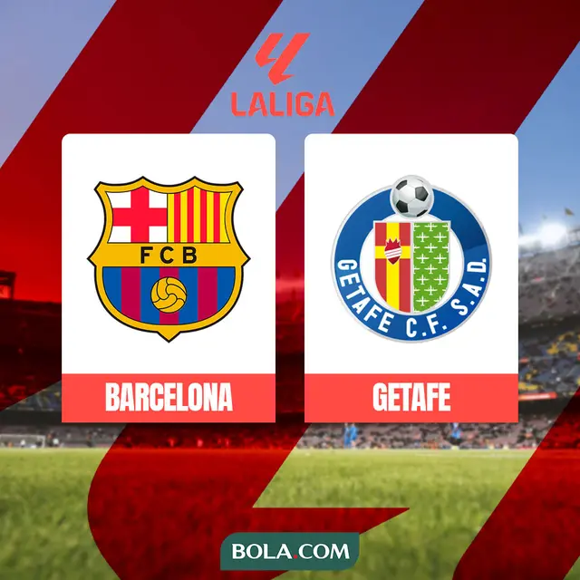 Dapatkan Link Live Streaming LaLiga Spanyol Barcelona vs Getafe di ...
