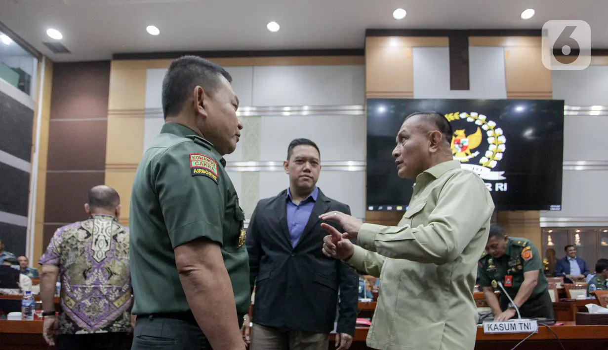 Bahas Anggaran, Komisi I DPR Gelar Rapat Tertutup Bersama Kemhan dan TNI - Foto Liputan6.com