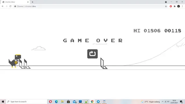 T-Rex di Google Chrome Ramaikan Olimpiade Tokyo 2020 / 2021 - Tekno ...