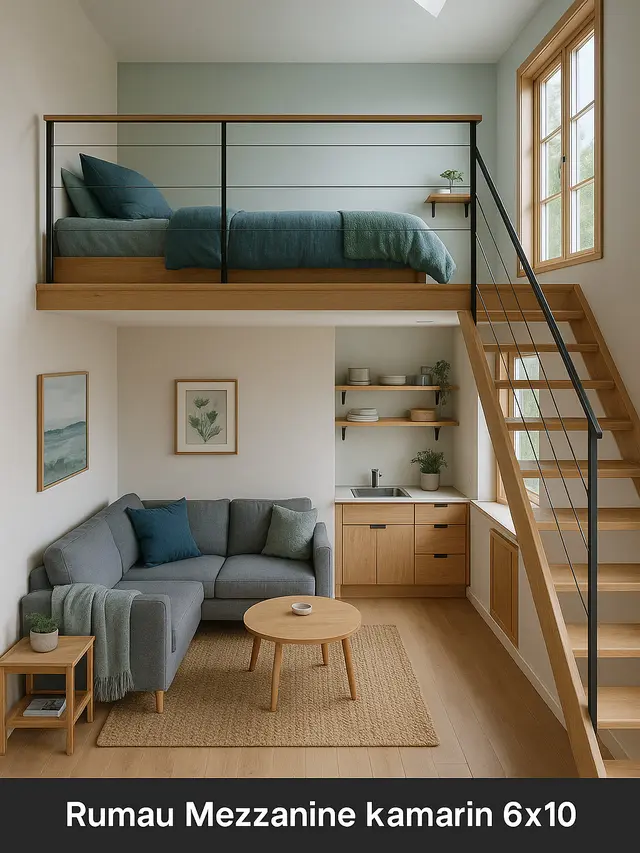 6 Model Rumah Mezzanine 6x10, Keren dengan Desain Minimalis - Hot Liputan6.com