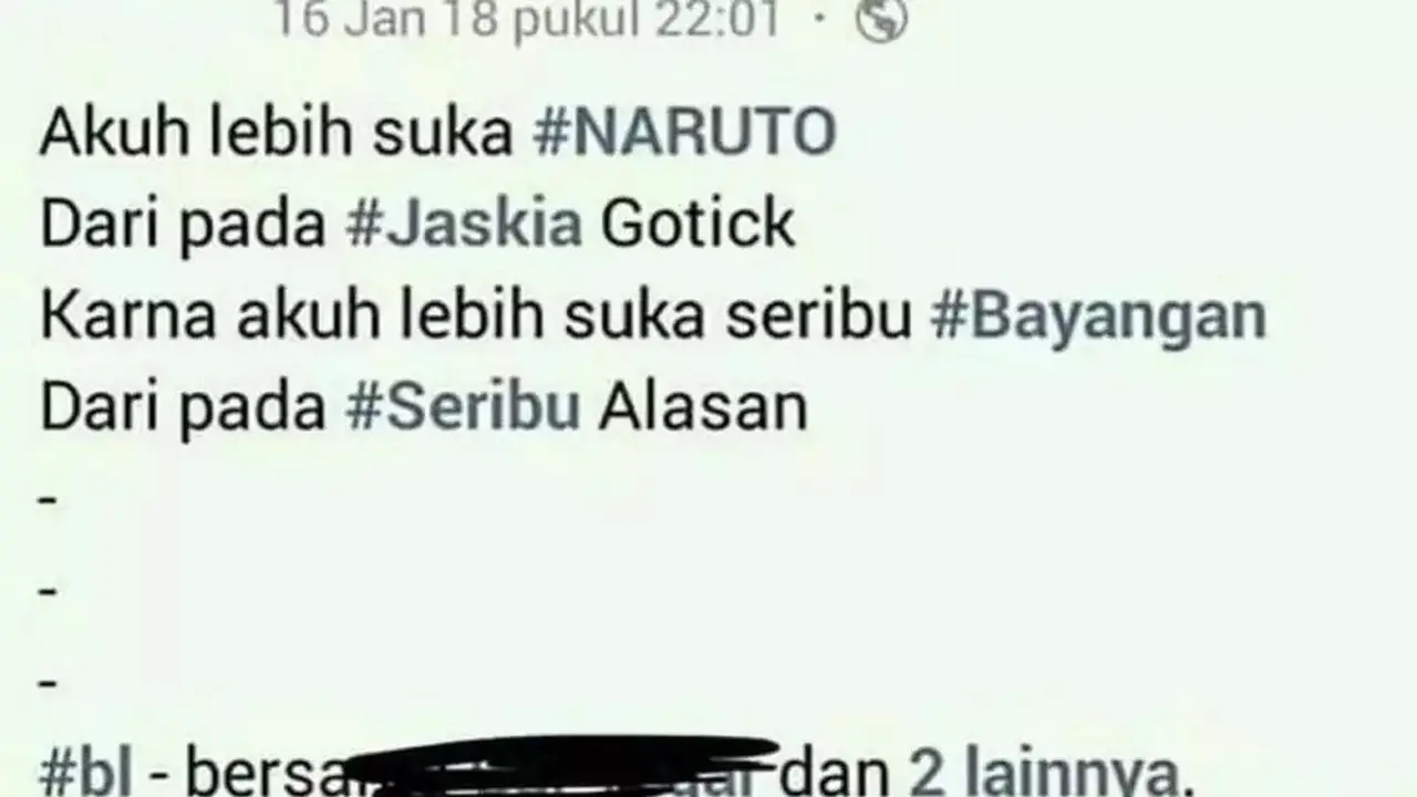 6 Status Facebook tentang Percintaan Terlalu Alay Ini Kocak, Bikin ...