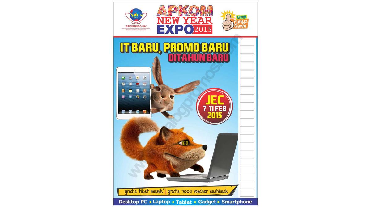 Gebyar Diskon Gadget dan Komputer di APKOM New Year Expo 2015