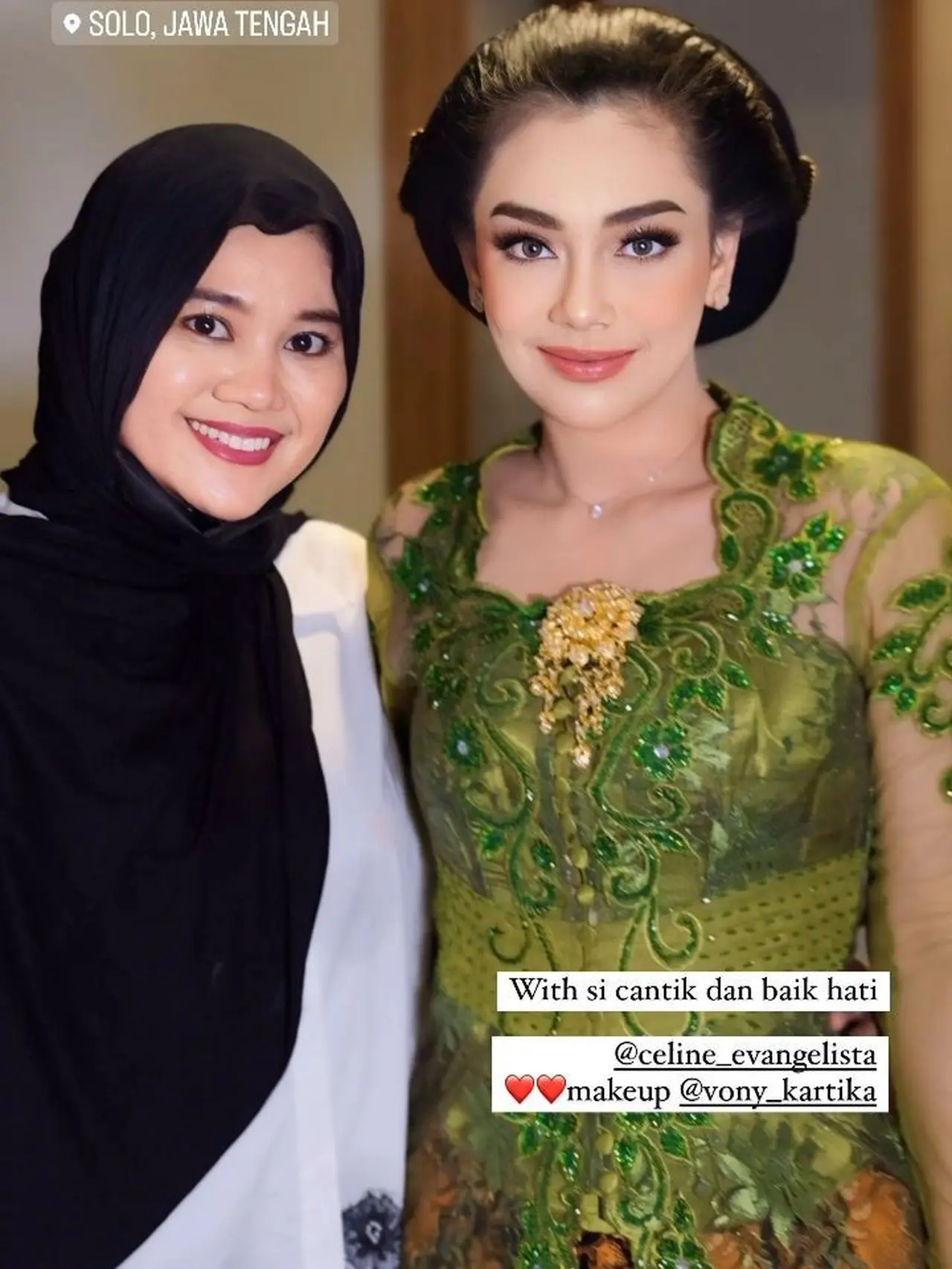 7 Potret Celine Evangelista Pakai Sanggul dan Berkebaya di Ultah Putri ...