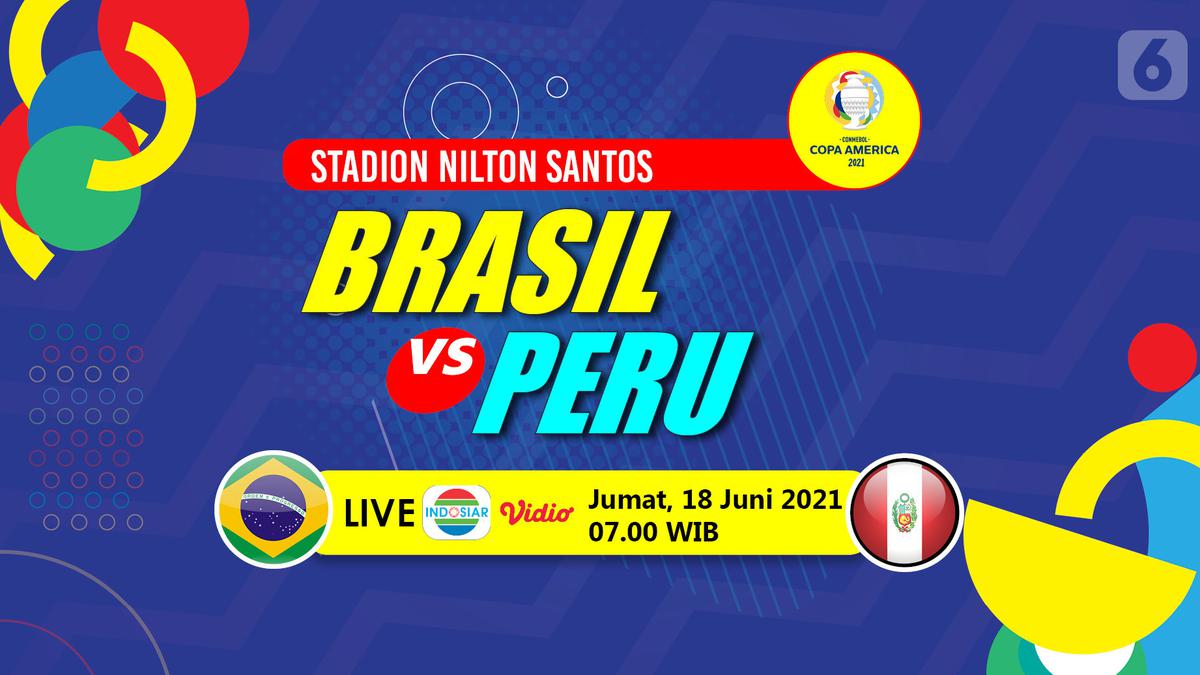 Sedang Bertanding, Ini Link Live Streaming Copa America Brasil Vs Peru ...