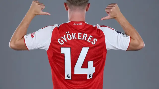 Viktor Gyokeres dan Beban Sejarah Nomor 14 di Arsenal - Bola Liputan6.com