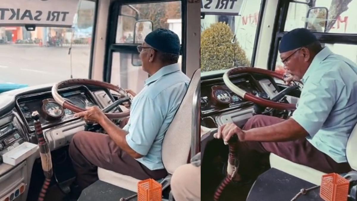 Perjuangan Seorang Kakek Tetap Semangat Jadi Sopir Bus, Sempat ...