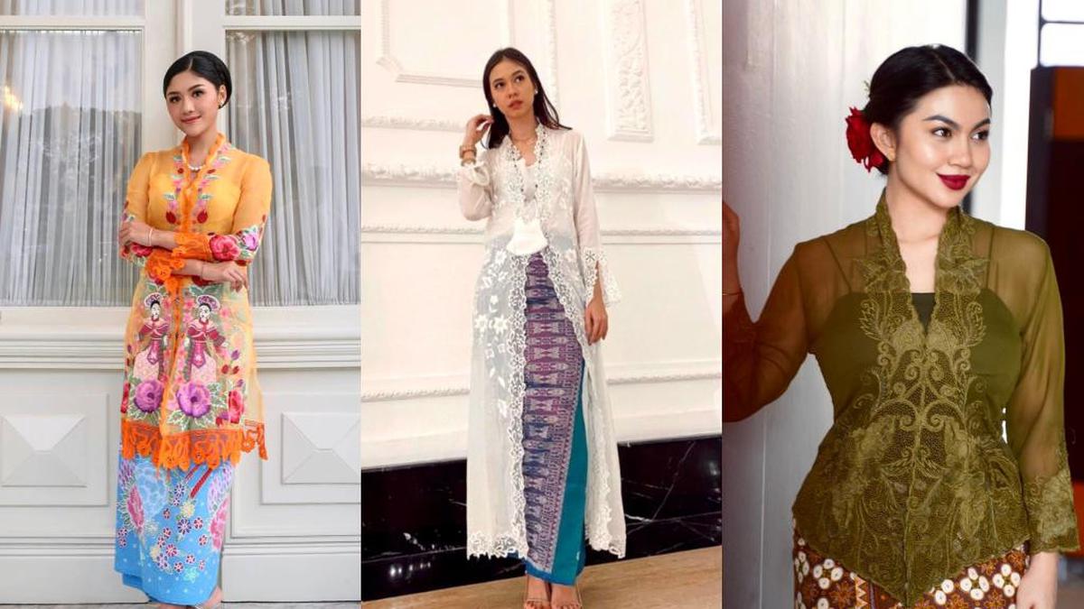 10 Inspirasi Styling Kebaya Encim dari Erina Gudono, Yuki Kato, hingga ...