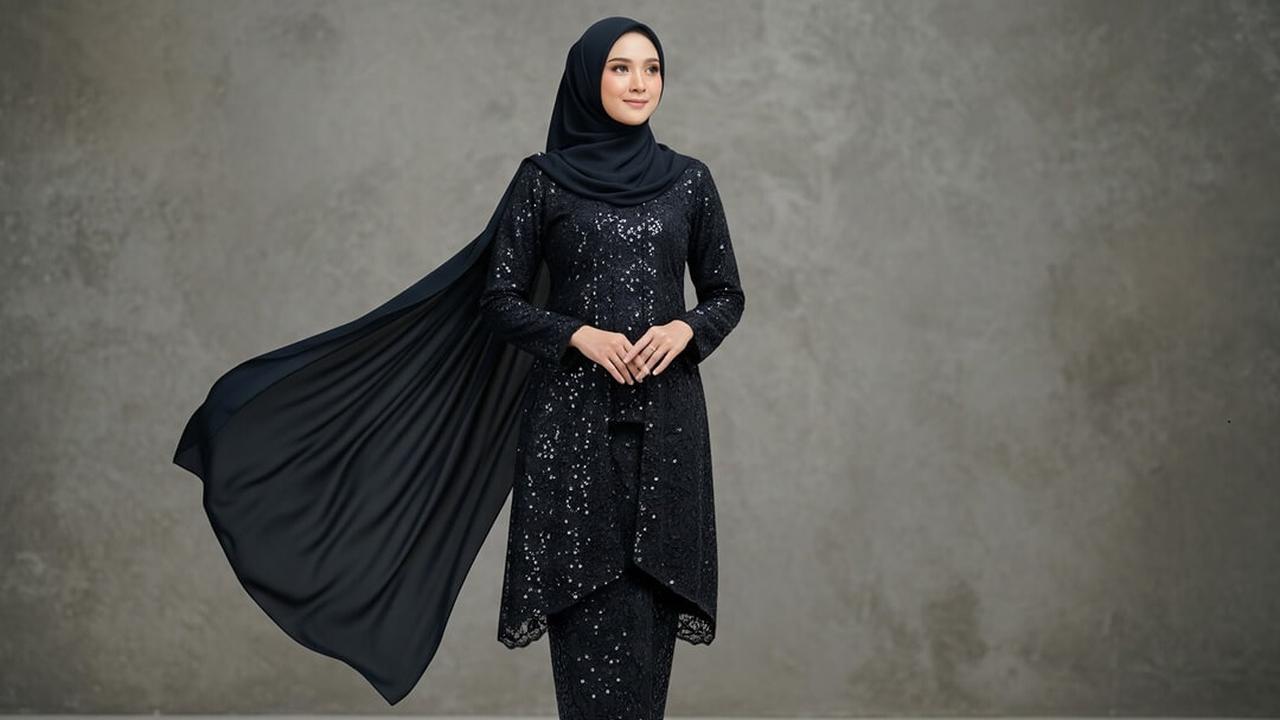 Model Gamis Payet Mewah Menutup Dada, Rahasia Tampil Anggun dan Syar'i