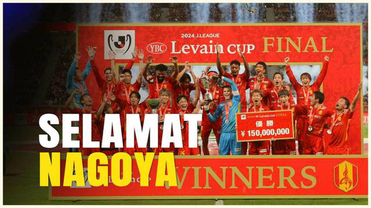 VIDEO: Perjalanan Bersejarah Nagoya Grampus Raih Gelar J.League YBC Levain Cup 2024 - Dunia Bola.com