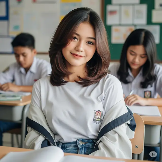10 Model Rambut Segi Pendek Terbaru untuk Pelajar dan Mahasiswa, Tetap ...