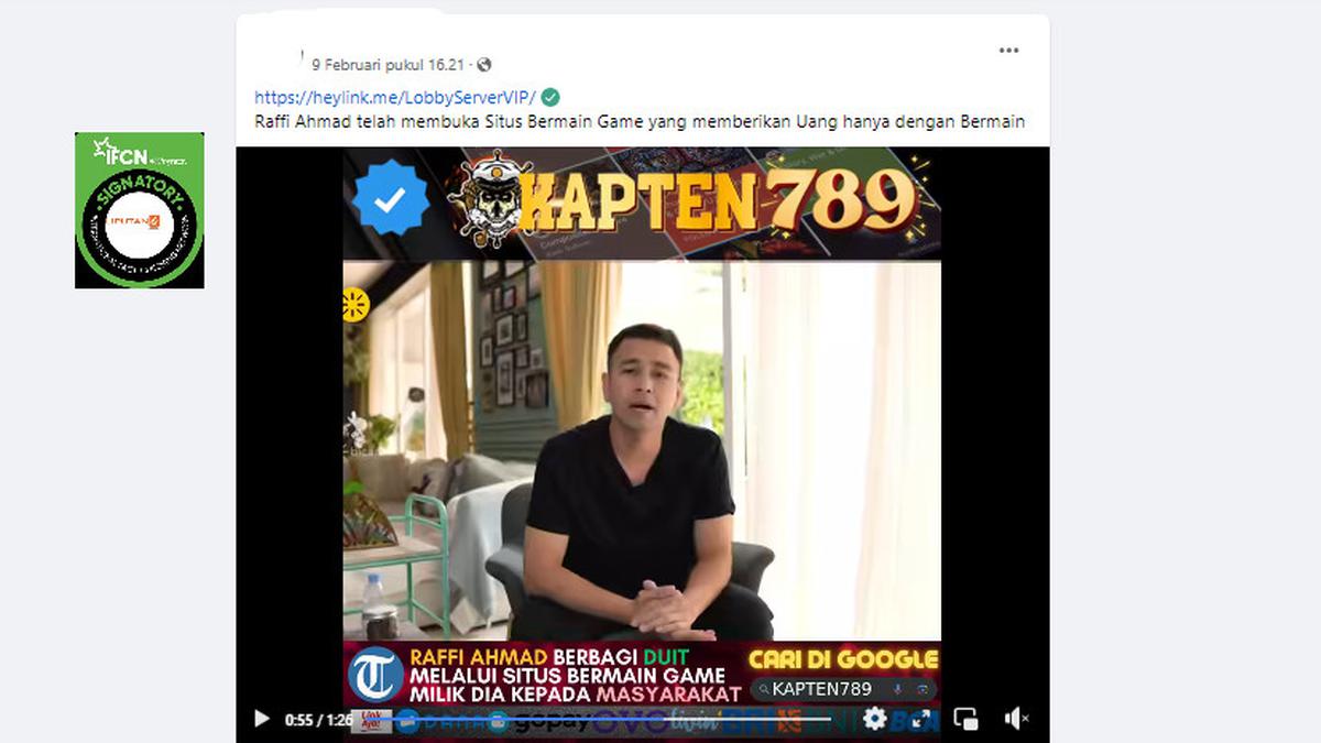 Cek Fakta: Tidak Benar Dalam Video Ini Raffi Ahmad Bagikan Uang Lewat ...