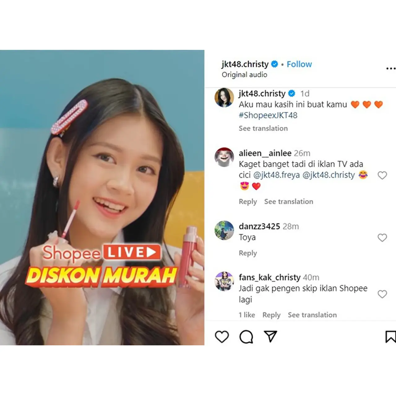 Sukses Bikin Netizen Heboh, Ini Profil 4 Member Cantik JKT48 yang ...