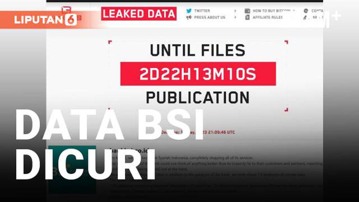VIDEO: 15 Juta Data Nasabah BSI Dicuri Ransomware Lockbit, Nama dan ...