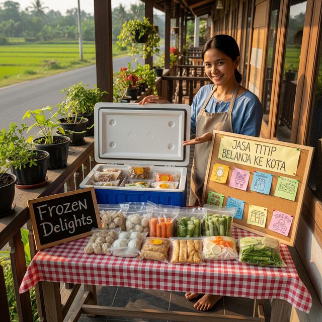 TOP 3: Kombinasi 2 Usaha di Teras Rumah hingga Desain Rumah Desa Gaya ...