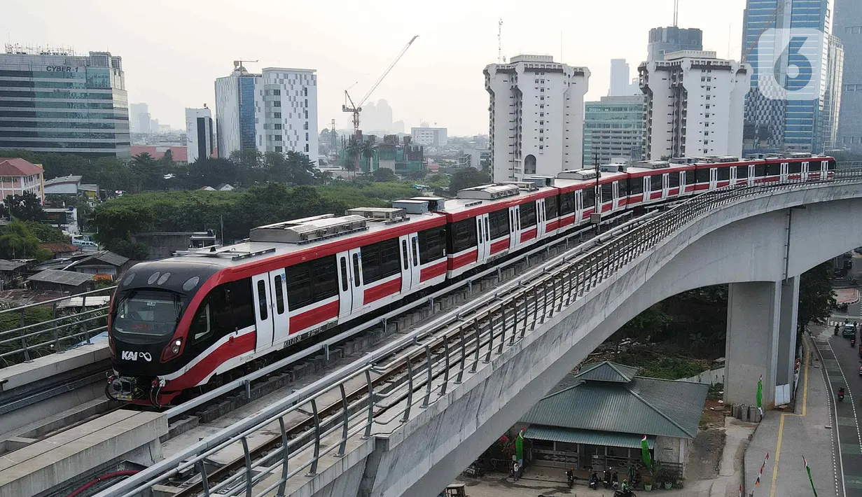 Disebut Salah Desain, Begini Penampakan Jembatan Lengkung LRT Jabodebek ...